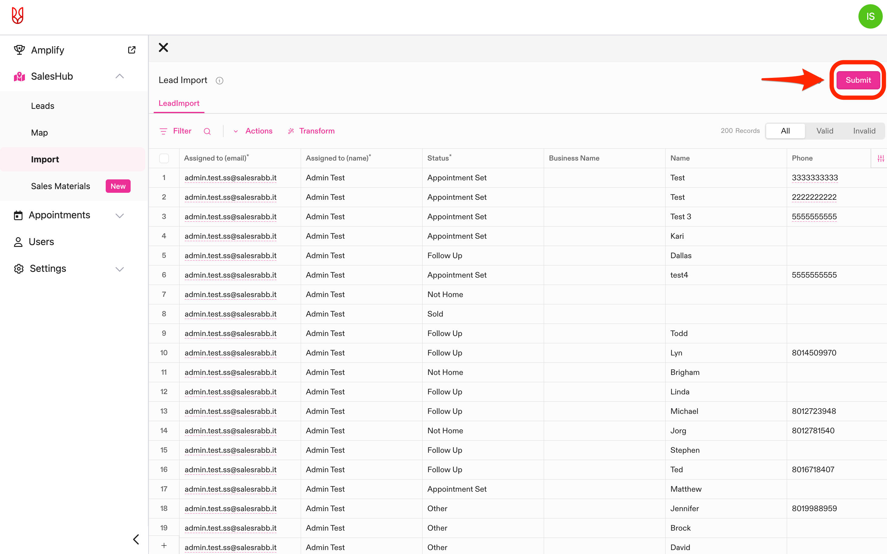 Importing Lead Information – SalesRabbit+